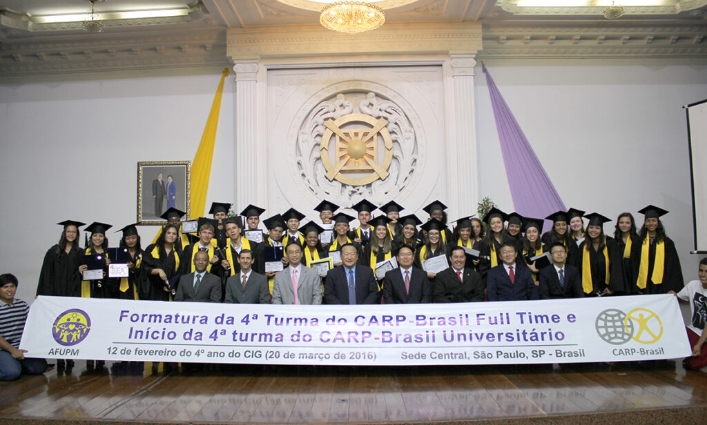 Brazil: Graduation of CARP Brazil College Students - FFWPU Mission Support